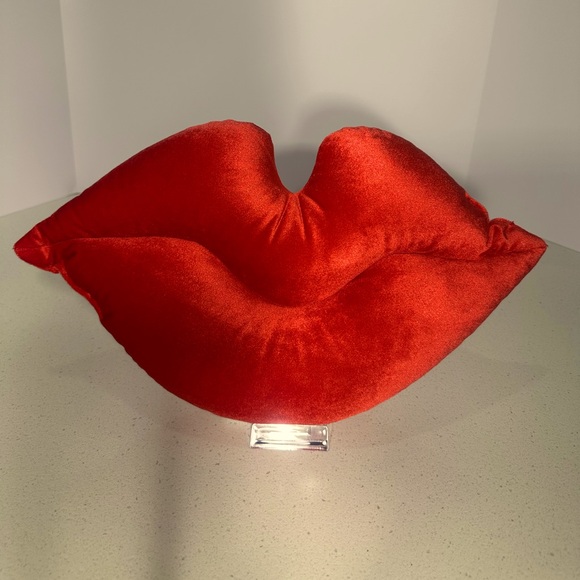 Accents | Plush Lip Shape Toss Pillow 15x1 | Poshmark
